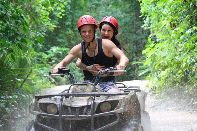 Adrenaline Combo 3 in 1 - ATV'S, (Shared), Ziplines & Cenote from Cancún - An Overview of the Adventure