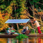 Angkor Bike tour & Gondola Sunset Boat w/ Drinks & Snack - The Sunset Gondola Cruise: A Perfect Wrap-up