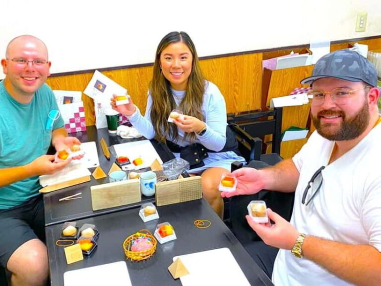 At an Antique Shop, Tea Ceremony and Japanese Sweets Forming - Making Wagashi: Crafting Traditional Japanese Sweets