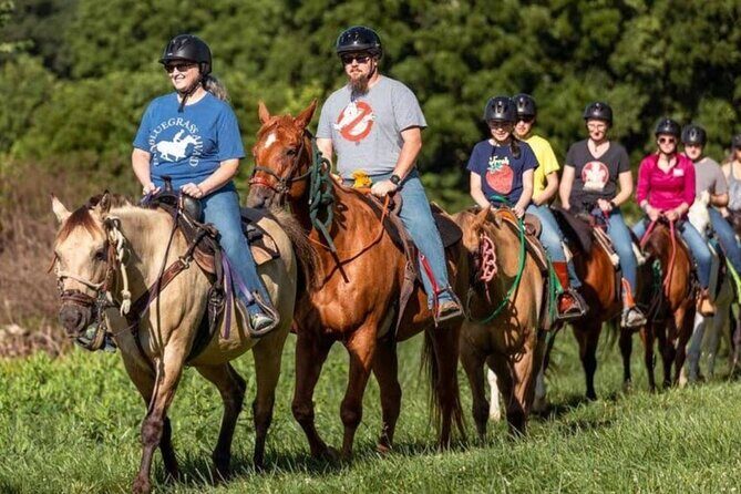 B&C horseback riding in nature and Keeneland racetrack. - Authentic Experiences Reported by Participants