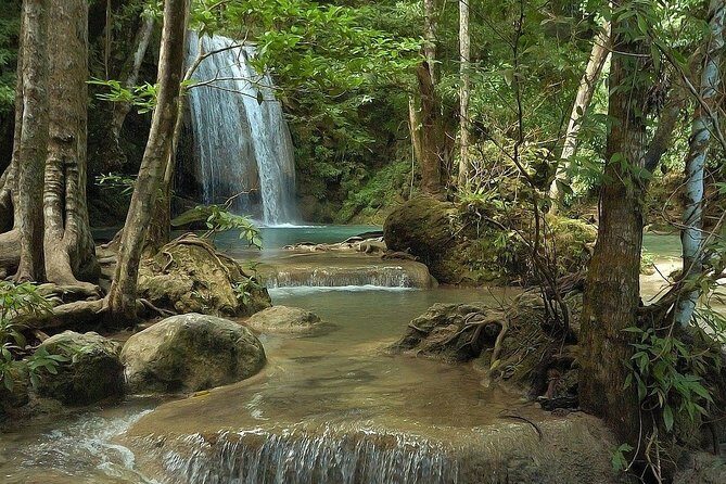 Beauty of Erawan Kanchanaburi waterfall -Private guided tour - The Journey and the Significance of Private Transport