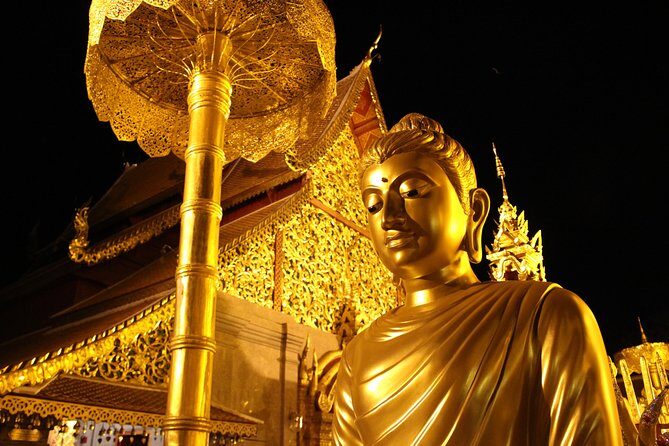 Best seller!! Amazing Night tour, Doi Suthep + Wat umong - Top Must visit! - Climbing Doi Suthep’s Iconic Steps