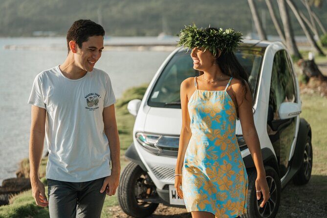 Bora Bora Electric Fun Car Rental - The Route and Key Stops