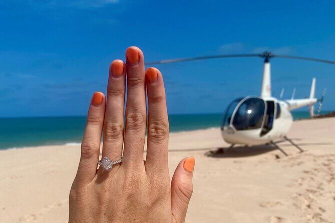 Broome: Romantic 45-Min Private Helicopter Flight & Beach Picnic - The Itinerary in Detail