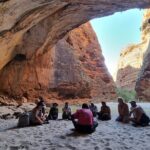 Broome to Bungles Day Trek with Aboriginal guides - Arriving at Purnululu National Park and the Cultural Welcome