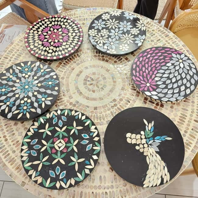 Brunei: Mother of Pearl Lazy Susan Crafting Workshop - Authenticity and Skill Development
