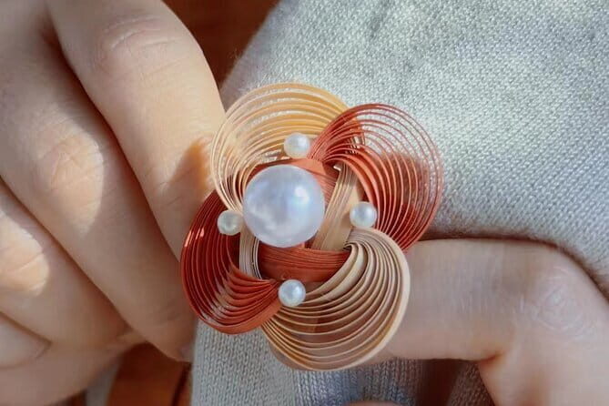 Camellia Jewelry: Bamboo Weaving for Brooch, Earring & Ring - A Detailed Look at the Experience