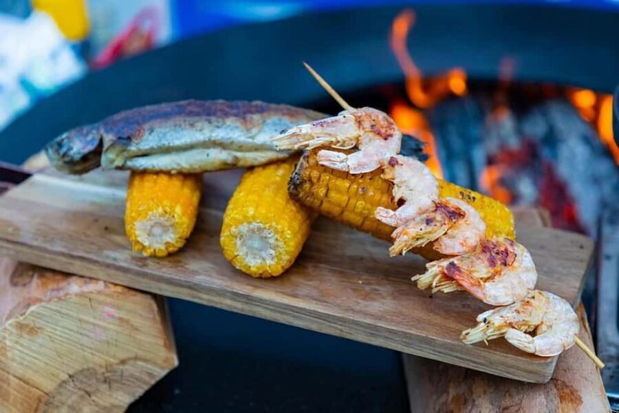 Cancun Beach Seafood BBQ Class in a Kombi - The Sum Up