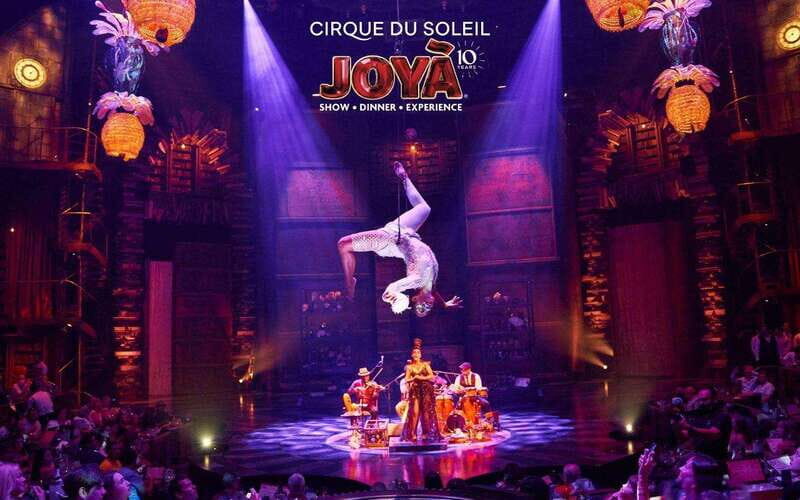 Cancún: Cirque du Soleil JOYÀ Entry Ticket and Transfer - Dining and Extras: A Culinary Touch