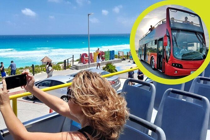 Cancun City Tour by Downtown and Turistic Hightlights on Open Bus - Scenic Drive along the Coast and Hidden Boardwalks