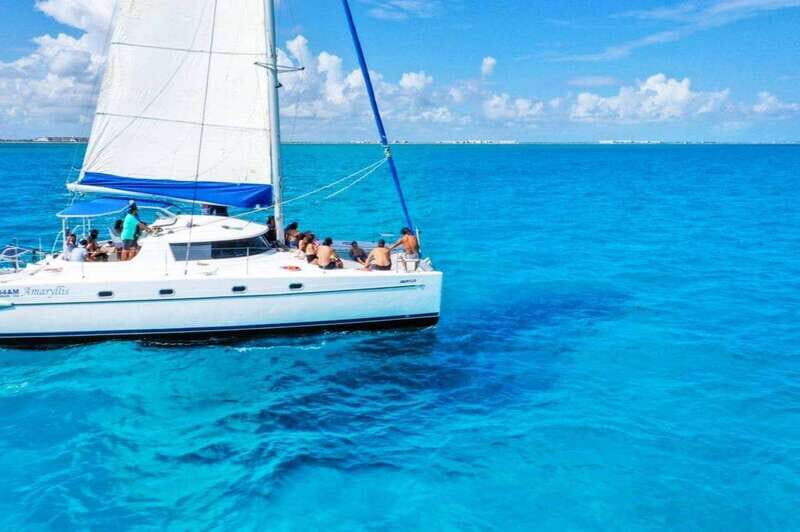 Cancun: Half Day Private Catamaran with Snorkeling. 25 guest - Detailed Itinerary and Experience