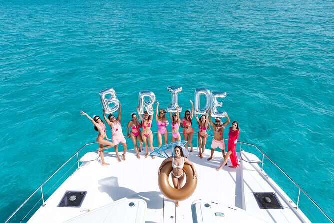Cancun Private Catamaran for Bachelorette Party  51 Leopard - A Closer Look at the Highlights