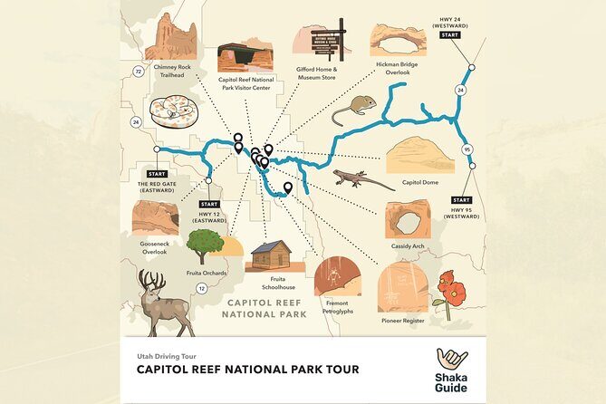 Capitol Reef National Park Self-Guided Audio Tour - Chimney Rock Trail: A Hiker’s Delight (or Viewpoint)