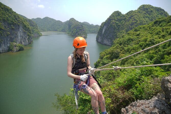 Cat Ba Canyoning Tour - Explore The Biggest Lagoon of Lan Ha Bay - The Stunning View at Golden Monkey Mountain