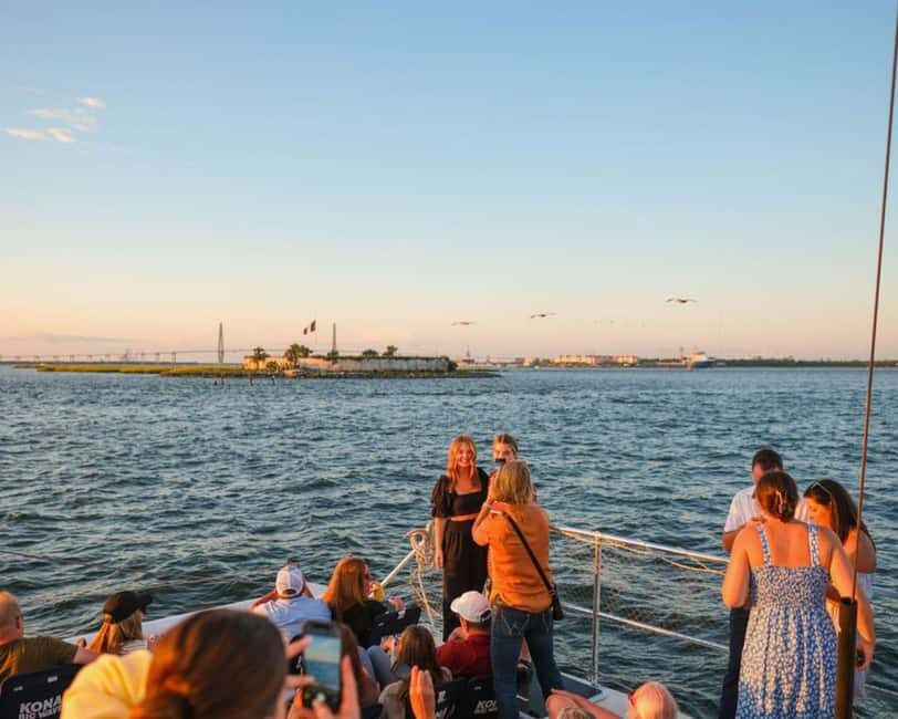 Charleston: Sunset Sail on Luxury 55ft Catamaran with Bar - What Its Like on Board