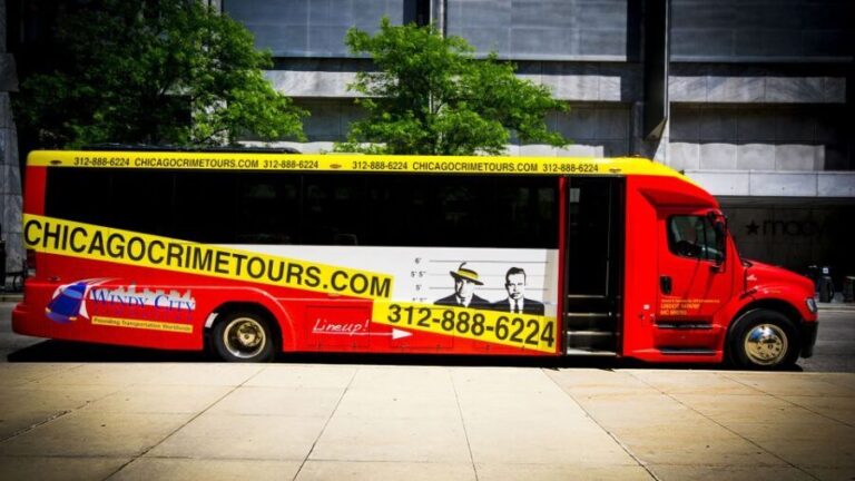 Chicago: Mob and Crime Bus Tour - Transportation, Timing, and Group Size