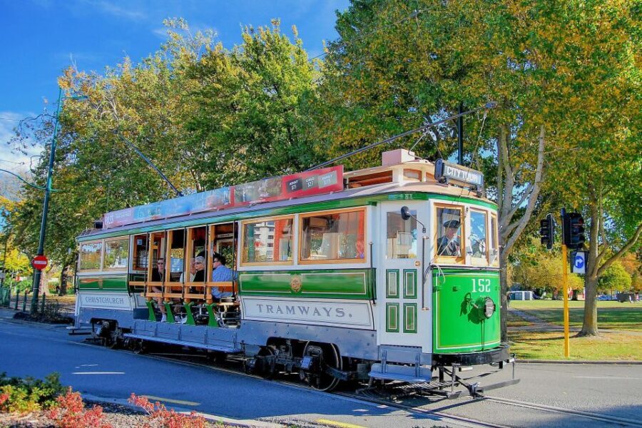 Christchurch: Hop-On Hop-Off Tour by Vintage Tram - Transportation and Timing