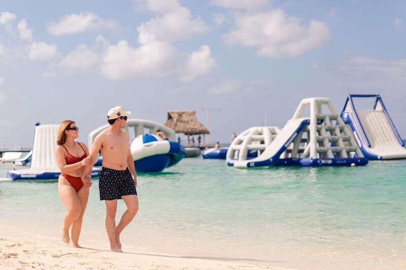 Cozumel: Best Day Pass at San Francisco Fun Beach Club - The Water and Land Balance