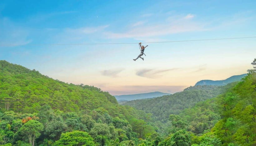 Da Lat: Extreme Zipline 1500m & Canyoning - Durability, Safety, and Professional Guidance