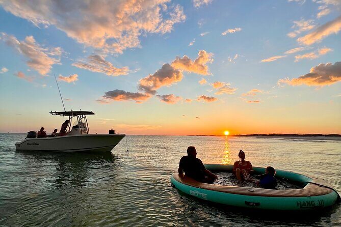Destin Private Boat Tours Dolphin Crab Island Snorkel Sunset - What It’s Like on the Boat