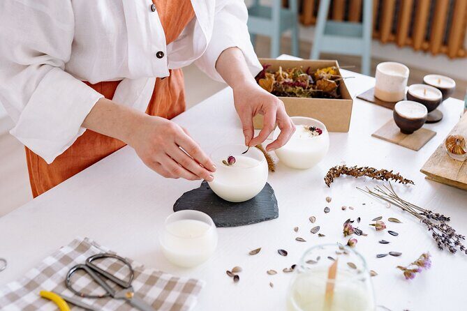 DIY Candle Making Class at a Local Wine Bar in Atlanta - The Value of Everything Included