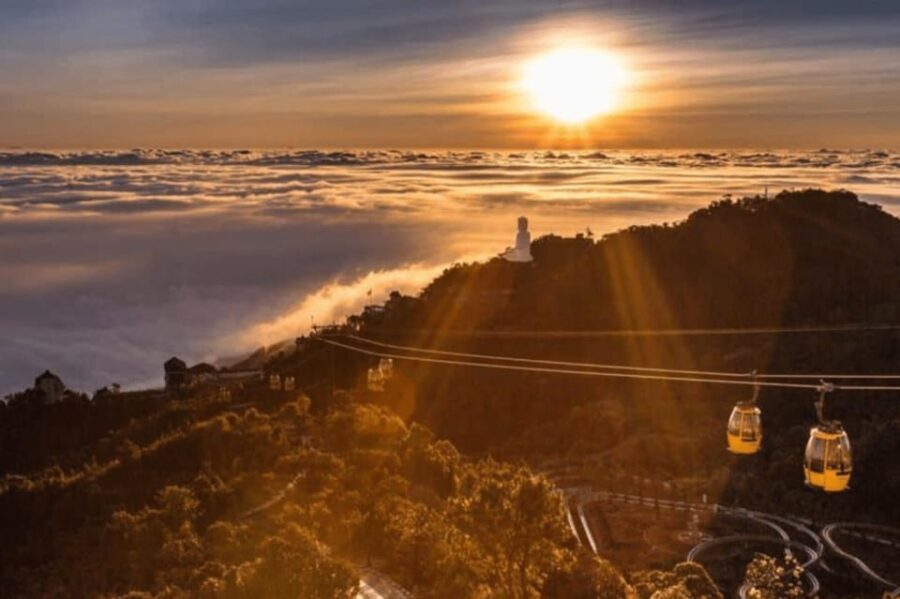 Explore Ba Na Hill, Golden Bridge in the sunset with dinner - Key Points