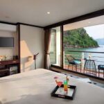 Explore Halong&Lan Ha Bay 5* cruise, classy-bathtub-balcony - The Allure of a 5-Star Cruise in Halong & Lan Ha Bay