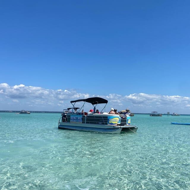 Fort Walton Beach: 24ft Pontoon - 12 Passenger Rental - The Boat: Comfort and Practicality