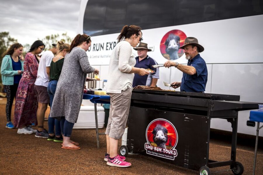 From Ayers Rock Resort: Uluru Sunset Barbecue Dinner - The Realities of the Experience