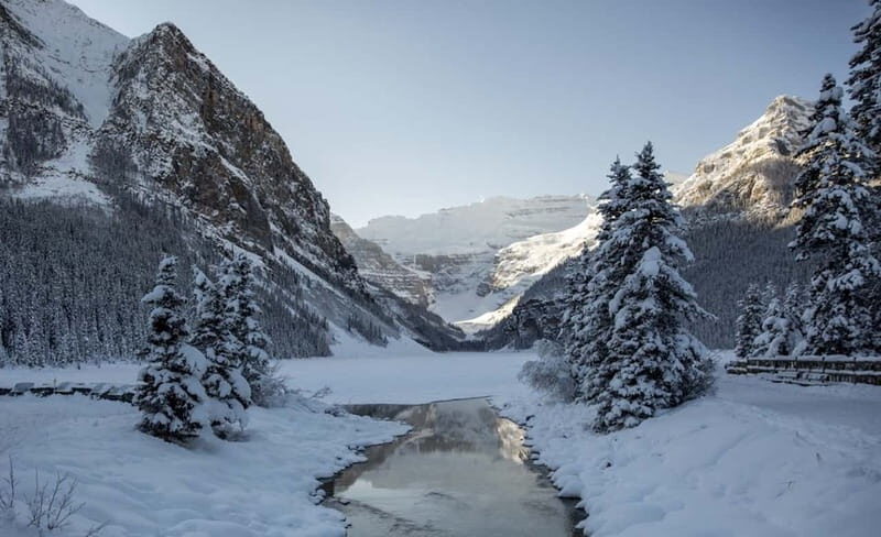 From Banff: Winter Wonderland; Lake Louise & Johnston Canyon - Transportation & Logistics