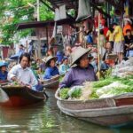 From Bangkok : Train Market, Floating Market & Nakhon Pathom Tour - Maeklong Railway Market: Street Theatre in Motion