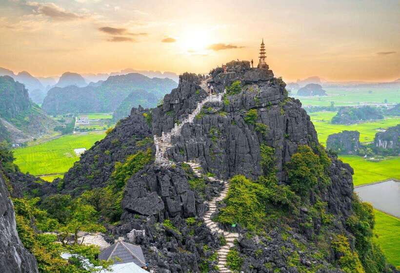 From Hanoi: Ninh Binh- Bai Dinh pagoda- Trang An- Mua caves - Bai Dinh Pagoda: Vietnam’s Largest Temple