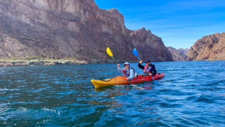 From Las Vegas: Emerald Cave Guided Kayak Tour with Shuttle - The Itinerary Breakdown
