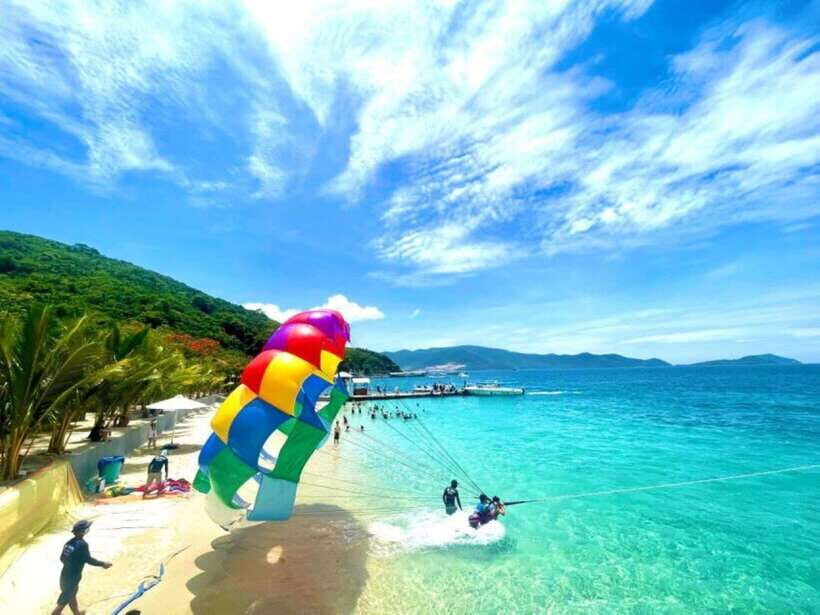 From Nha Trang : Tour 3 islands of Nha Trang VIP - Pickup and Journey to Nha Trang Port
