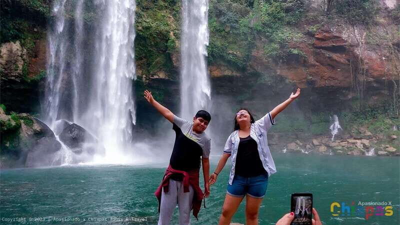 From Palenque: Misol-Ha & Agua Azul Waterfalls Day Tour - First Stop: Misol-Ha Waterfall