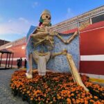 From Puebla Day of the dead in Atlixco monumental catrinas - Monumental Catrinas: Art in the Streets