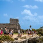 Full Day Tulum Ruins Tour Cenote and Swimming with Sea Turtles - Snorkeling with Sea Turtles at Akumal Beach