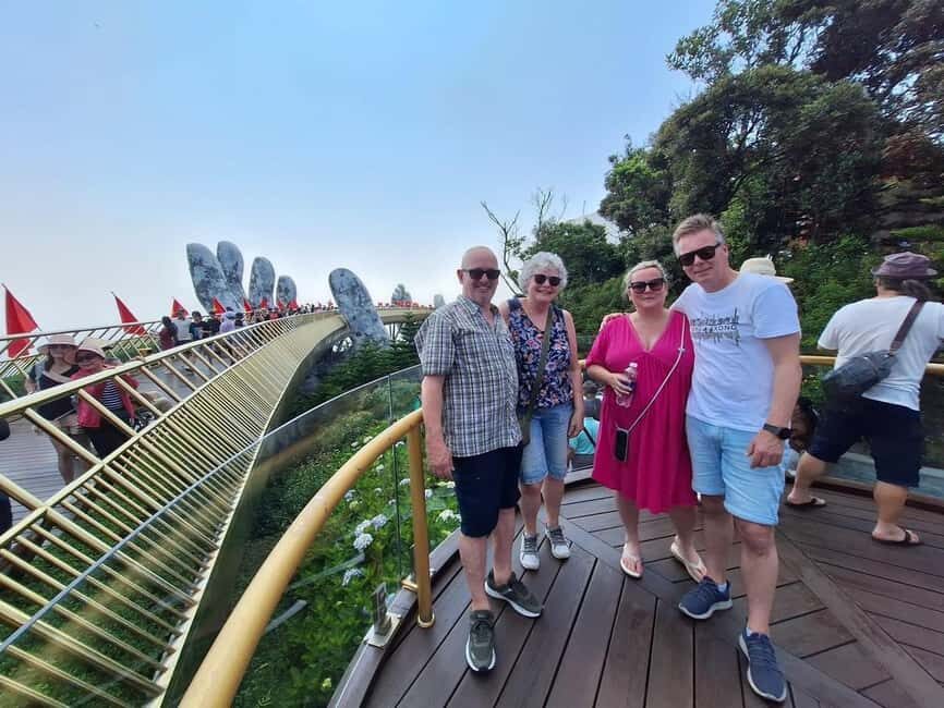 Golden Bridge & BaNa Hills by Private Car Hoi An/DaNang - A Closer Look at the Itinerary
