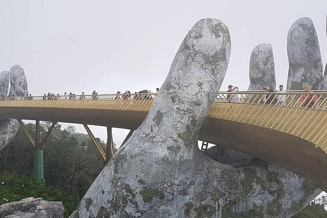 GOLDEN BRIDGE- MARBLE MOUNTAIN- DRAGON BRIDDE from CHAN MAY Port or TIEN SA Port - Analyzing the Value: Is It Worth the Price?