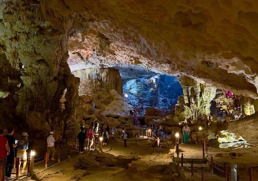 Halong Bay Day Trip: Surprise Cave, Titop Island, Kayaking - Detailed Breakdown of the Itinerary