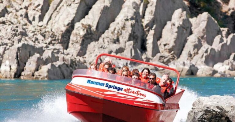 Hanmer Springs: Jet Boat and Bungy Jump Combo - The Jet Boat Adventure