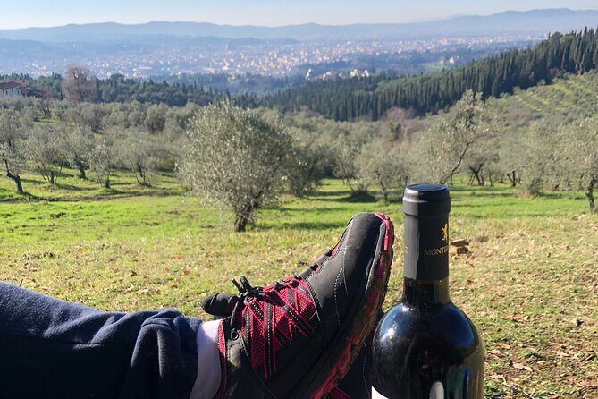 Hiking Florence Tuscany hills with lunch & wine - Stop 1: Fiesole — A Viewpoint with a Story