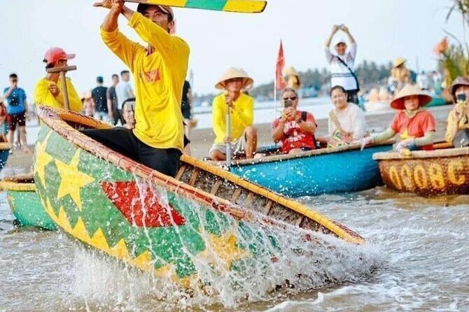 Hoi An Basket Boat And Herb Village - Half-Day Bike Tour - Visiting Water Coconut Palm Fishing Village