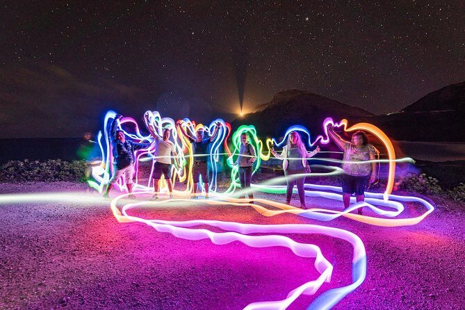 Honolulu Sunset & Light Painting Experience - Transportation and Group Size