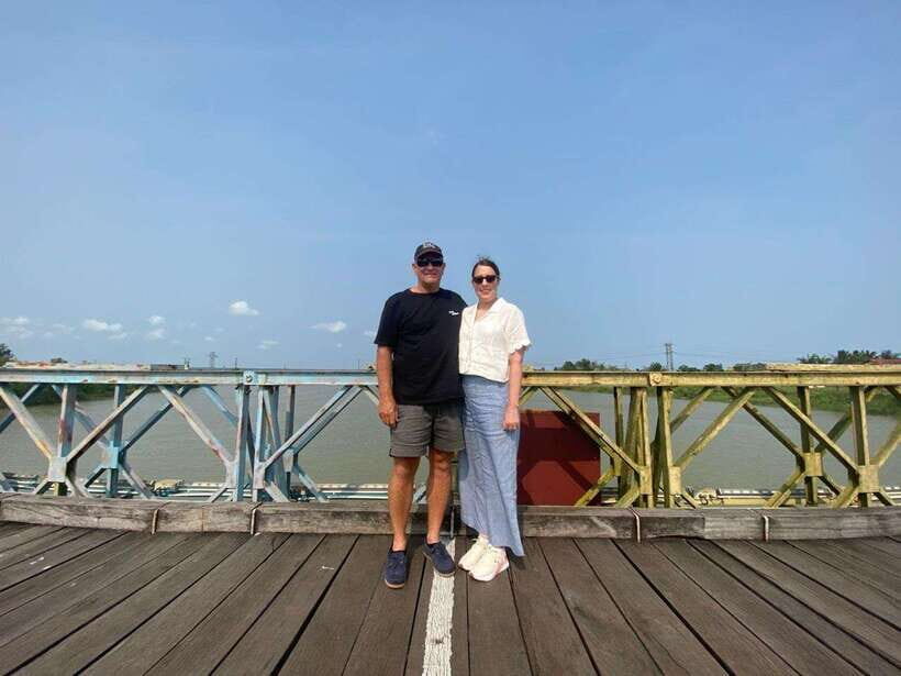 Hue to DMZ Historic: Vinh Moc Tunnels & Khe Sanh Combat Base - First Stop: Dakrong Bridge