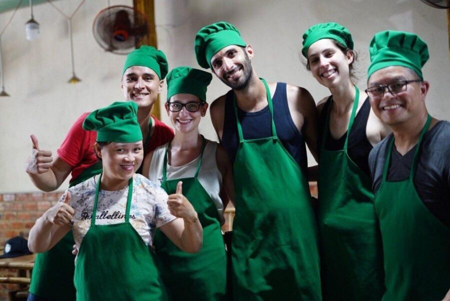 Hue: Traditional Cooking Class & Market with Mr. Anh Family - Hands-On Cooking