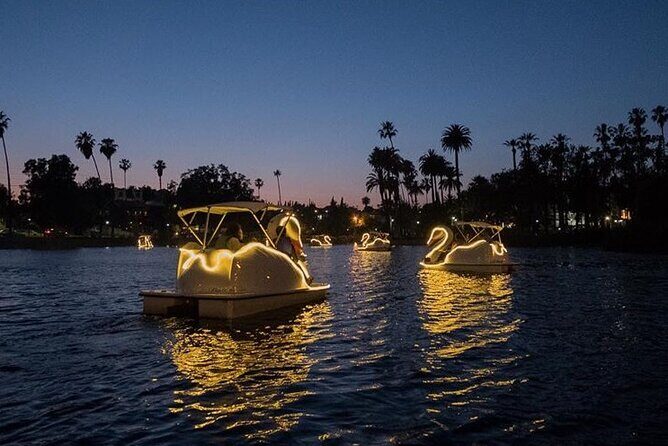 Illuminated Swan Boat Night Ride on Rainbow Lagoon in Long Beach - What the Experience Entails