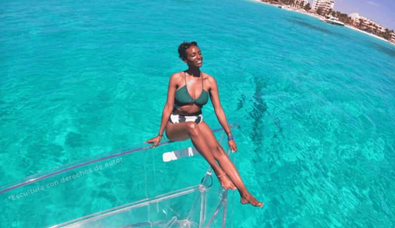 Isla mujeres: 100% transparent boat ride on board the boat - The Itinerary in Detail