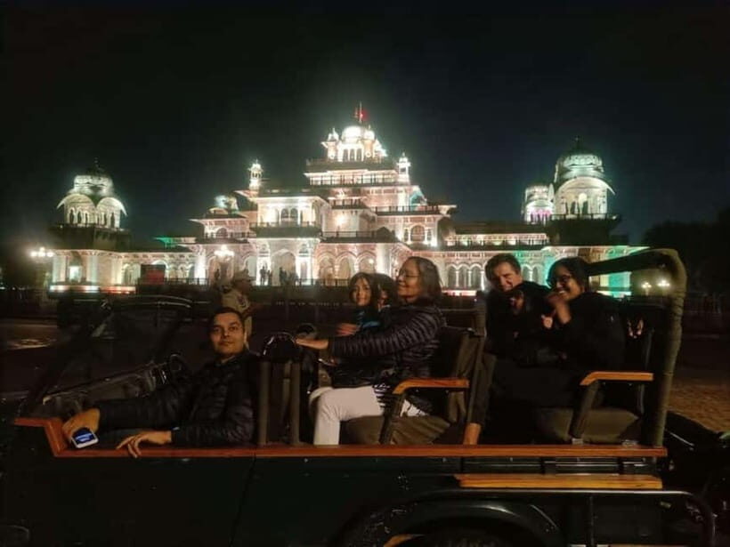 Jaipur: Night City Tour in Open Air Jeep - A Closer Look at the Itinerary