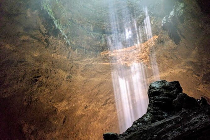 Jomblang cave Adventure and Pindul Cave Trip from Yogyakarta - Descending Jomblang Cave: A Natural Light Show